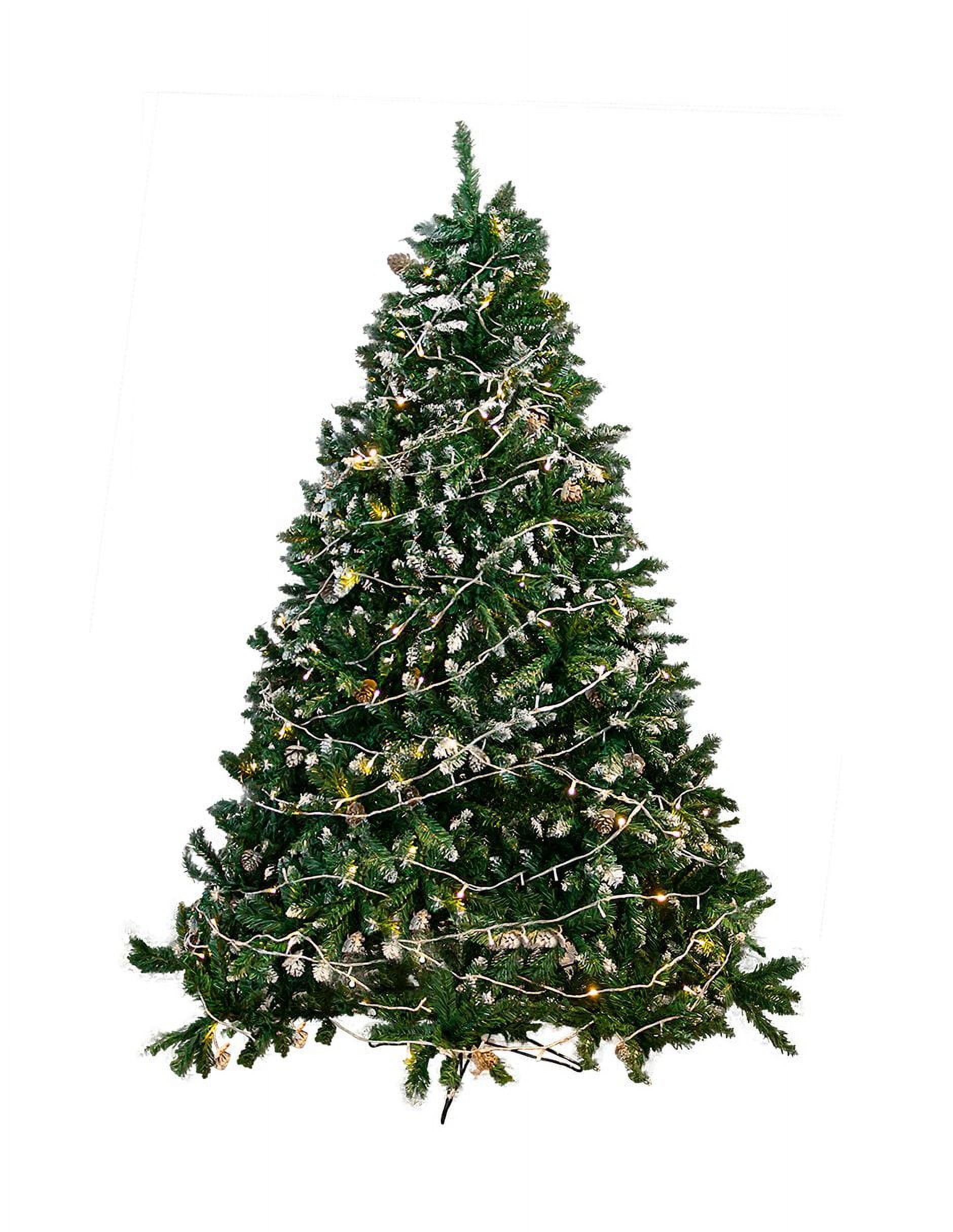 La Gama De Luces Del árbol De Navidad Árbol De Navidad Artificial