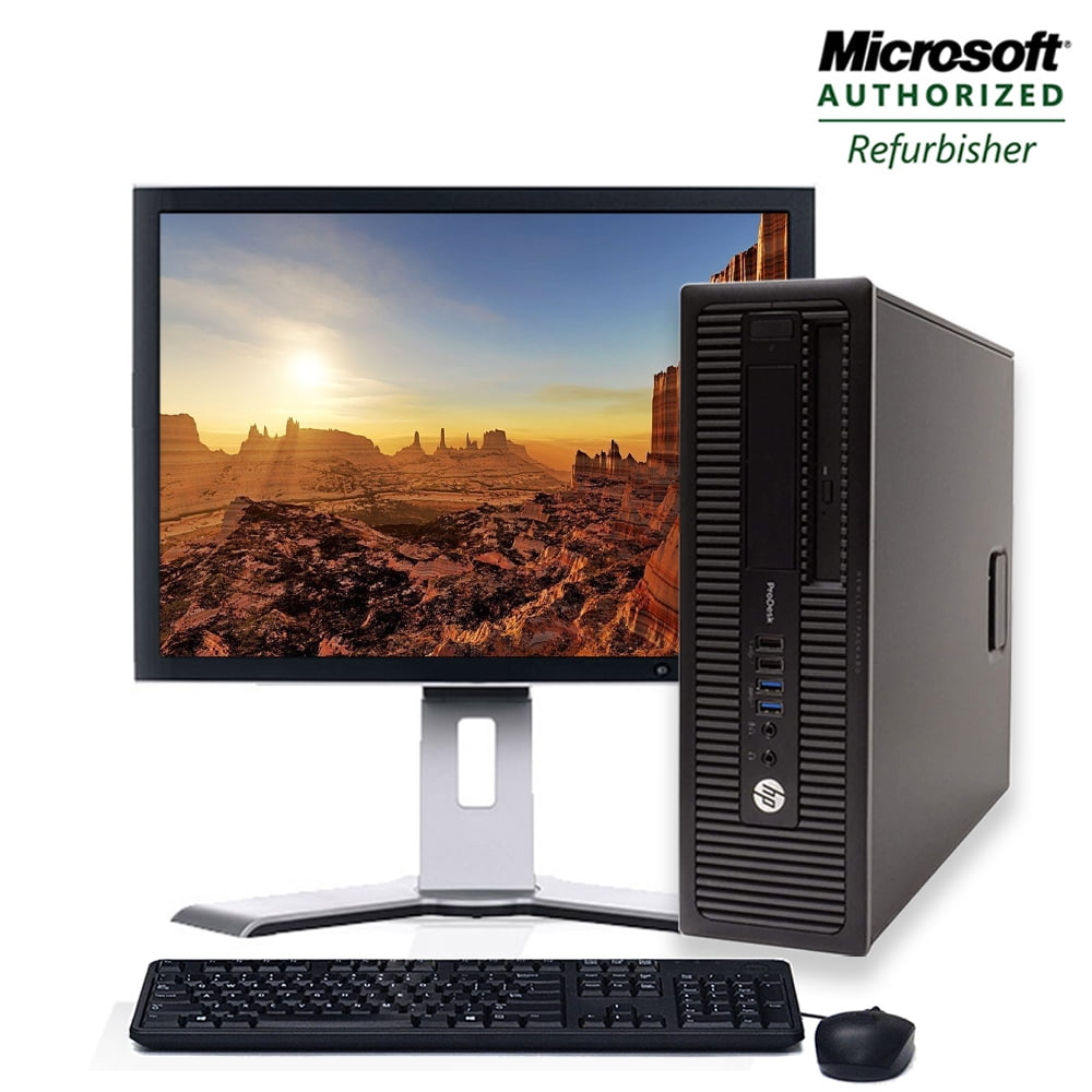Restored HP Desktop Computer ProDesk 600 G1 Intel Core i3 4th Gen Processor 8GB RAM 256GB SSD ...