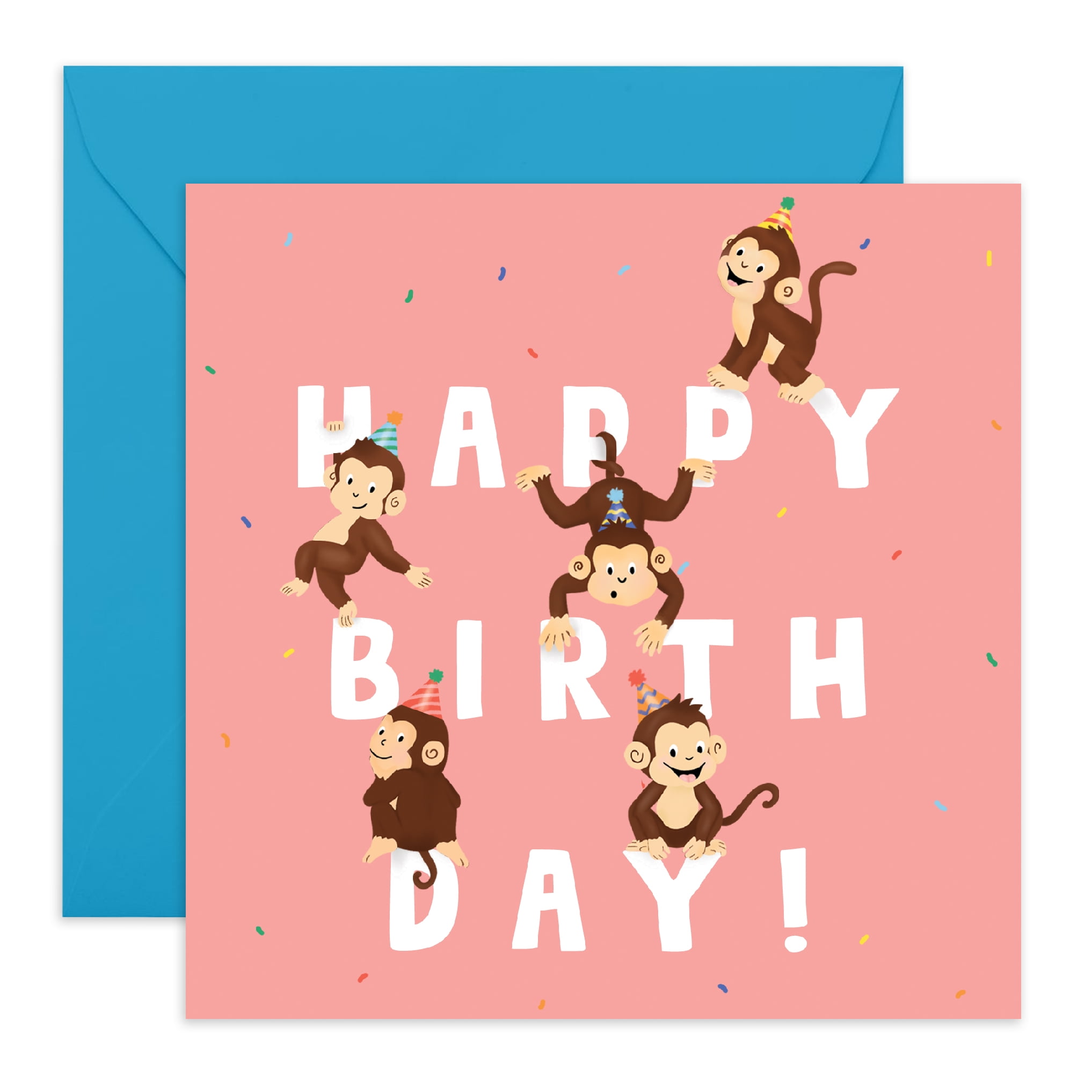 Funny Monkey Birthday Cards