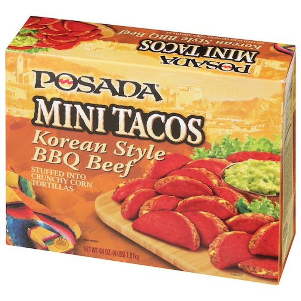 Posada Mini Korean Style Bbq Beef Taco, 4 Pound Carton -- 4 per case ...