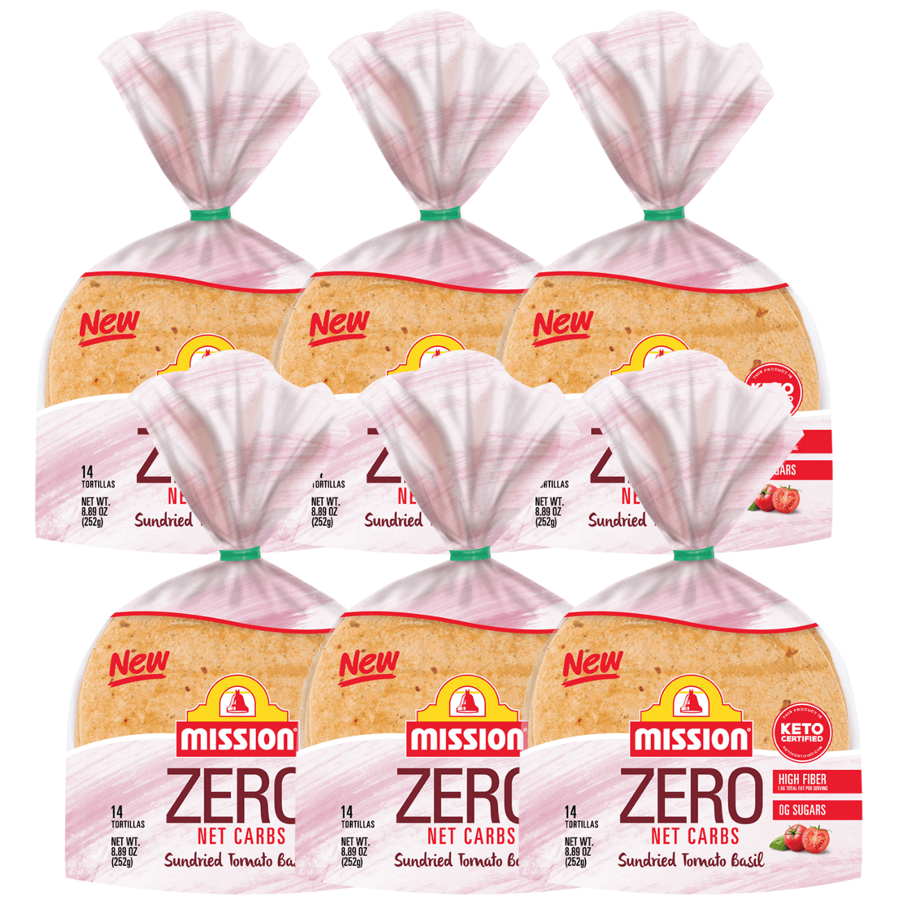 Mission Foods Zero Net Carb Tortillas Flavor: Sundried Tomato Basil ...