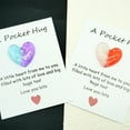 Pocket Hug Encouragement Greeting Cards Heart Shaped Keepsakes ...