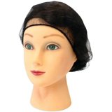 SSBM Food Service Hair Nets, Latex Free, Black, 18 Inches, 1000 Pack ...