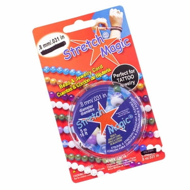 Stretch Magic Bead & Jewelry Cord 1mm 100 Meters/pkg, Clear - Walmart.com