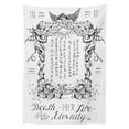 Occult Outdoor Tablecloth, Gothic Medieval Magic and Spell Symbols ...