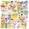 35pcs Tropical Stickers Stationery Funny Stickers Summer Stickers for ...