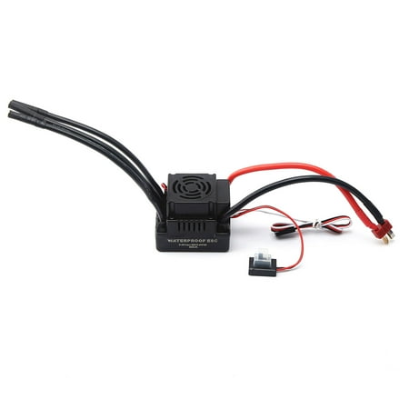 HOBBYFANS 80A Brushless 2-4s ESC with BEC for 1:10 1:8 TRAXXAS RC Car ...