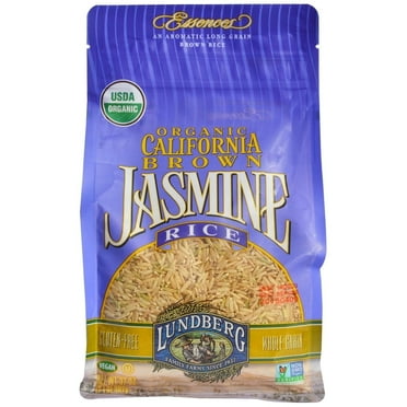 Lundberg Basmati Rice, Organic Sprouted Brown Long Grain Rice - Nutty ...
