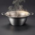 Lazsy Split Hot Pot With Two Broths Divided Stainless Steel Hot Pot ...