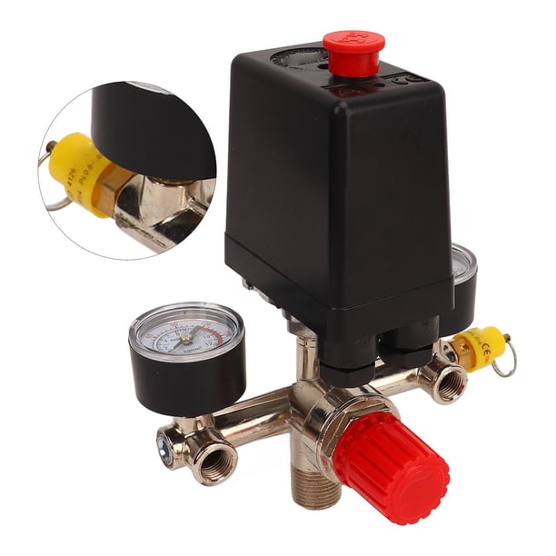 Pressure Control Switch, 0-12BAR 0-180PSI Standard Size Dual Regulator ...