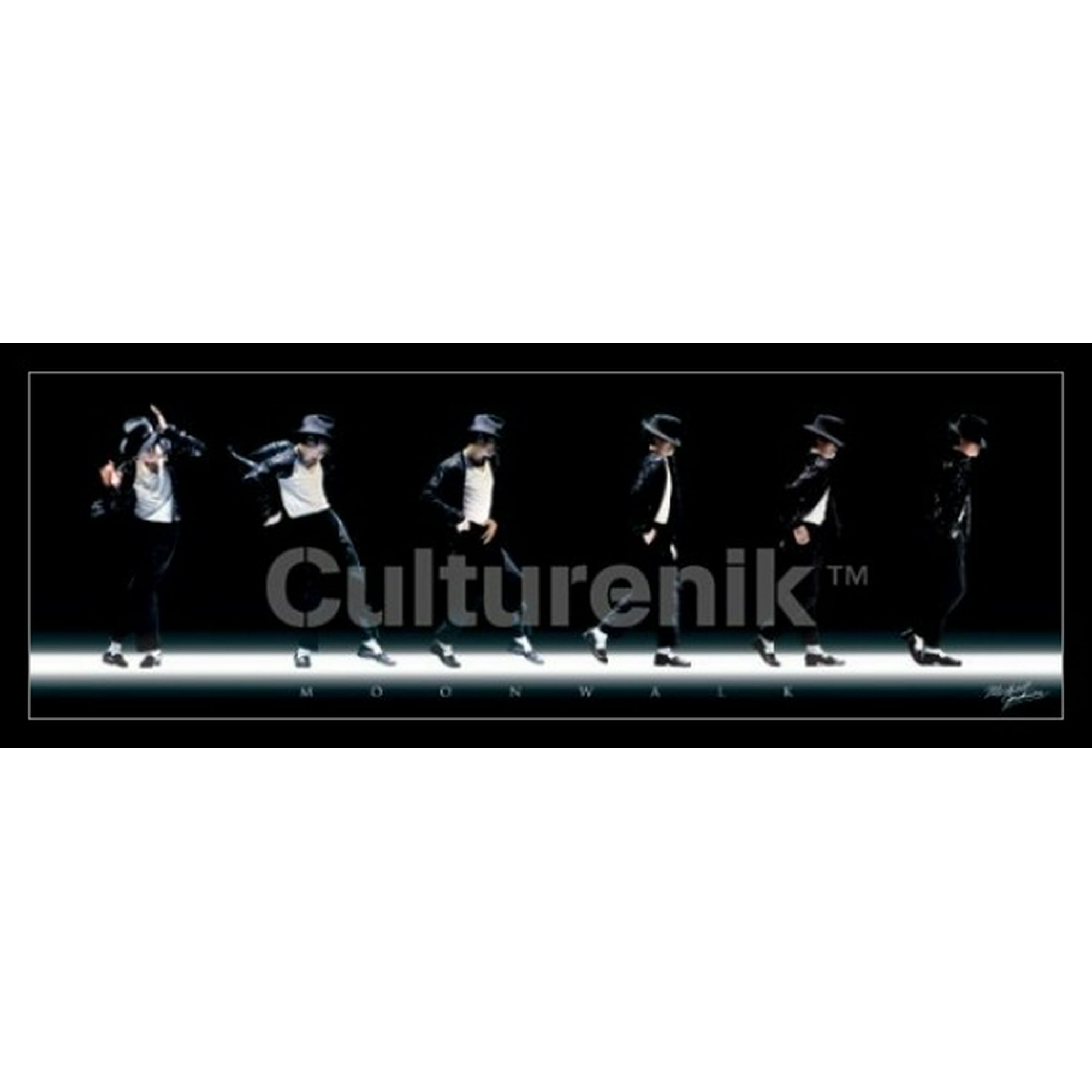 Michael Jackson Moonwalk Poster