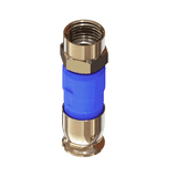 PPC BELDEN SNSD6 Blue RG6 Snap-N-Seal Compression Connectors Pack of 5 ...
