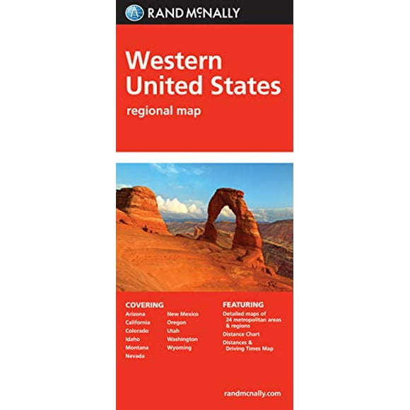 Road Map Western United States