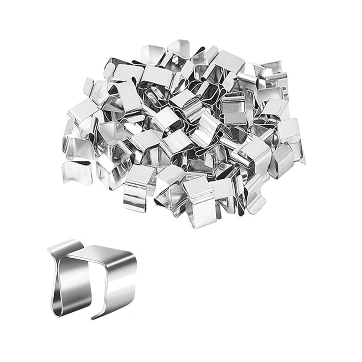 Click here for Unbranded 50pc Christmas Lights Gutter Hooks Galva... prices