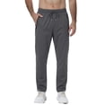 Men's Lightweight Workout Sweat Pants Practical Zip Pockets Design Dark ...