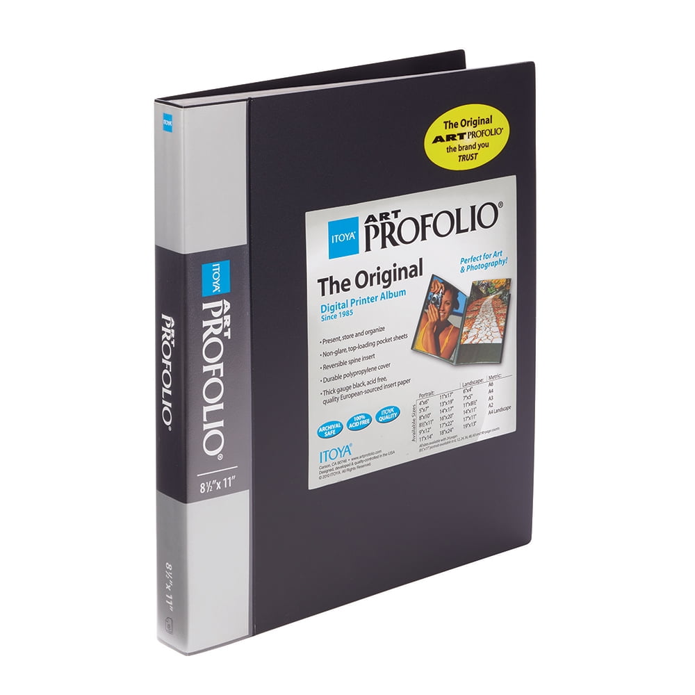Itoya Original Art ProFolio, 8.5"x11”, 48-page Art Portfolio - Walmart.com