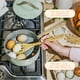Beautiful 12pc Ceramic Non-Stick Cookware Set, Sage Green by Drew ...