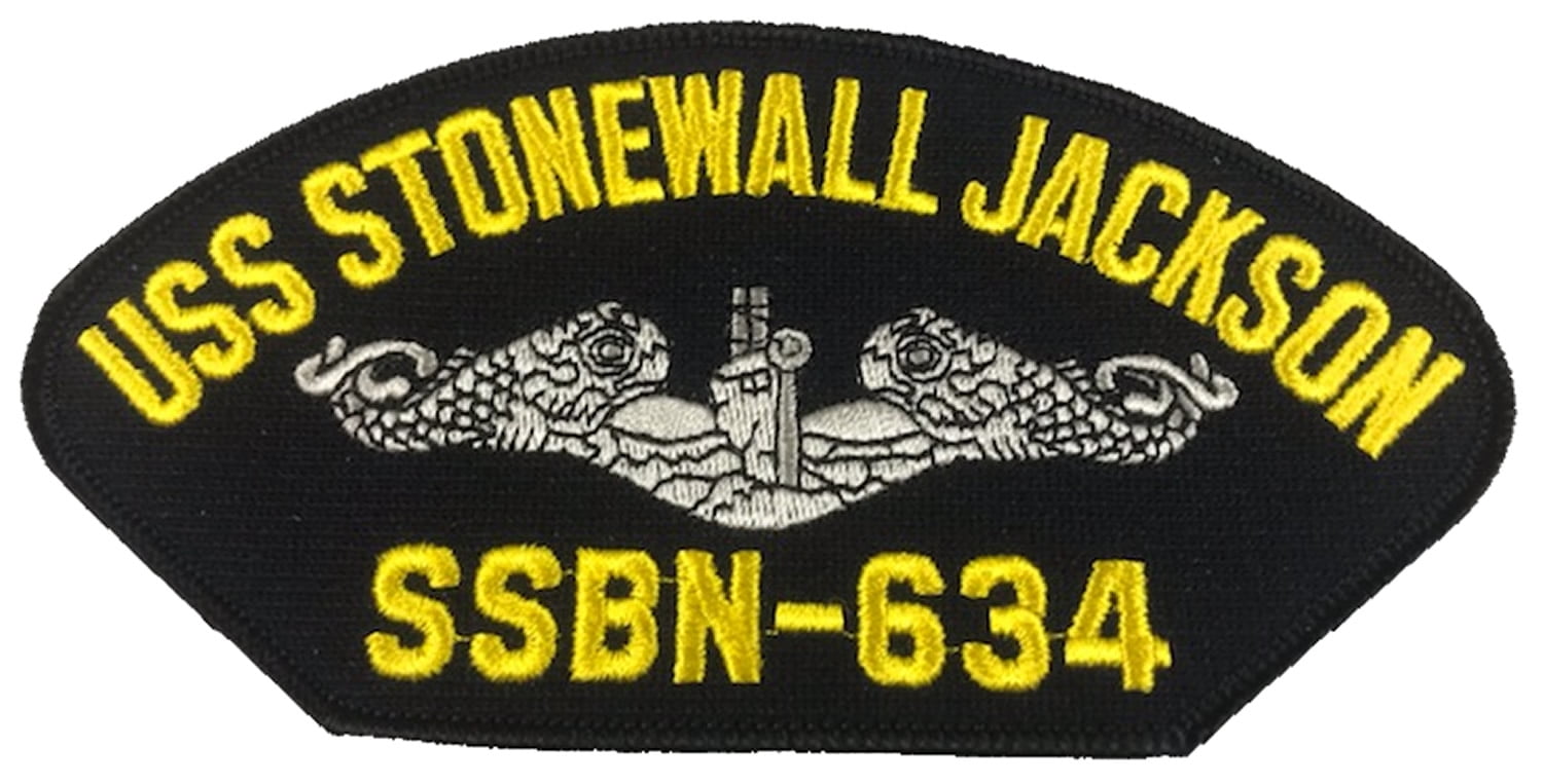 USS Stonewall Jackson SSBN-634 Ship Patch - Great Color - Veteran Owned ...