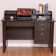 Topbuy Wooden Computer Writing Desk Office Study Table with Drawers ...