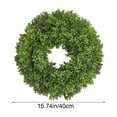Fufafayo Artificial Wreath Green, Milan Vines Ring, Two Tone Artificial ...