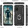 LeYi Samsung Galaxy A03s Cover: Military-Grade, Kickstand Case with 2-Pack Screen Protector ...