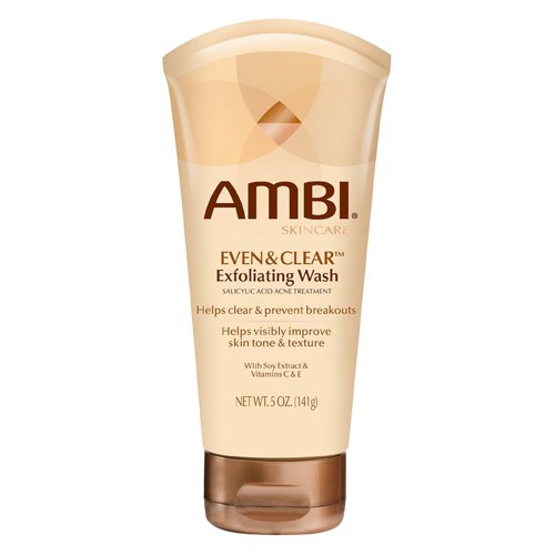 Ambi Skincare Even And Clear Exfoliating Wash Acne Treatment 5 Oz, 2 ...