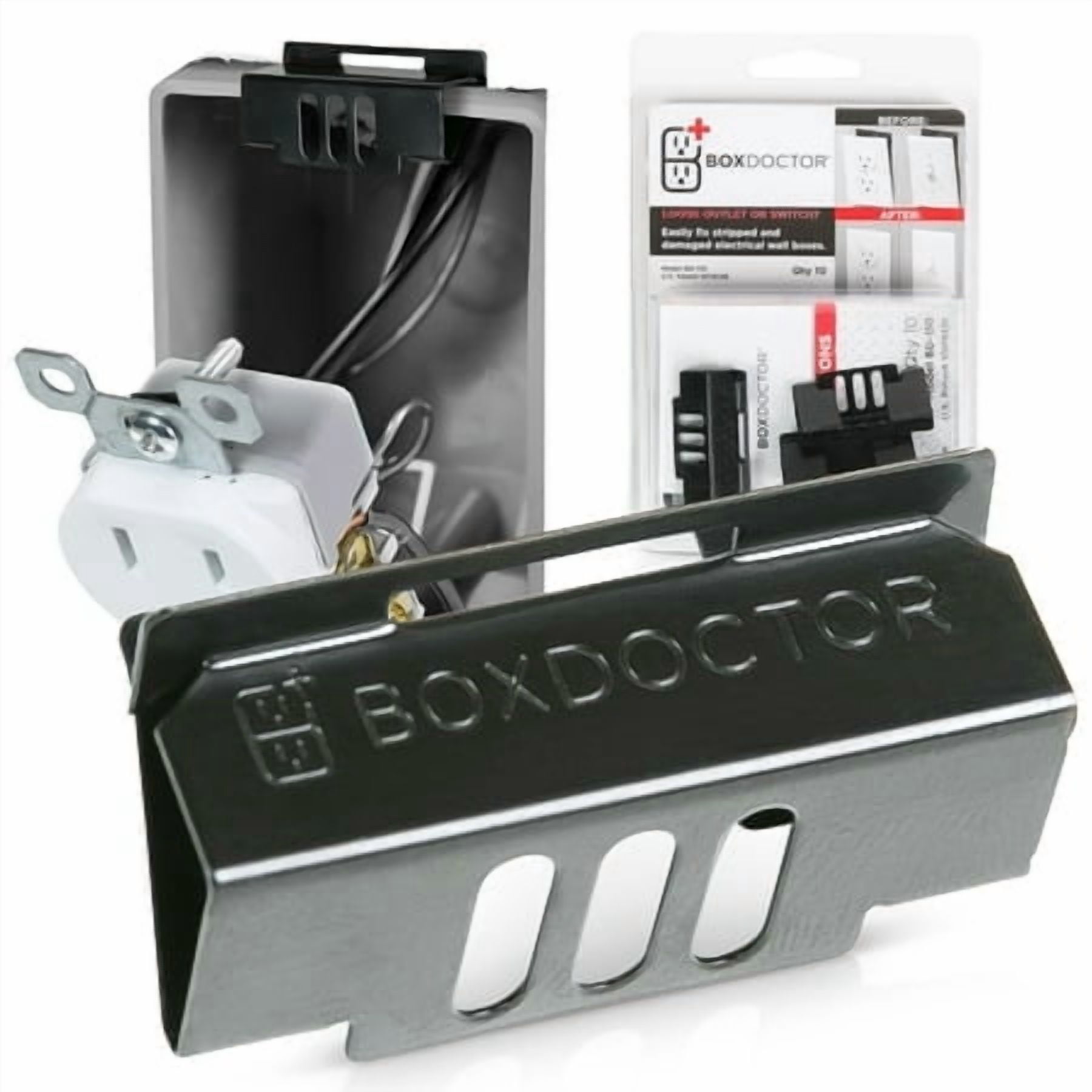 Box Doctor Repair Clips - Fix Loose Outlets And Switches - Electrical ...