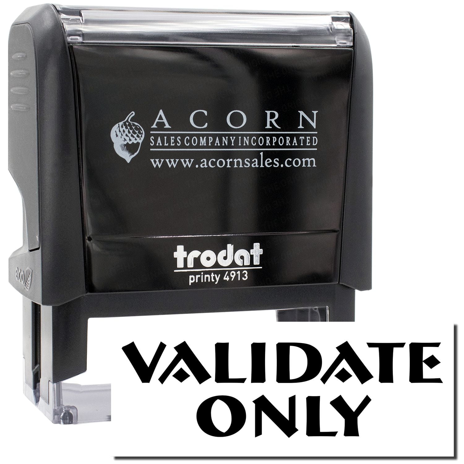 Large Self-Inking Validate Only Stamp, Trodat Printy 4913, Press and ...