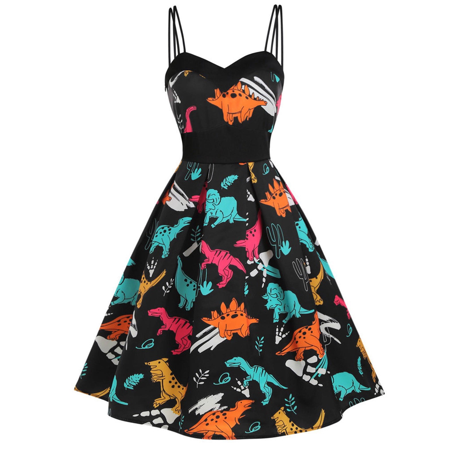 Click here for Pisexur Short Sleeve Round-Neck Dress Fashion Wome... prices