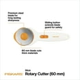 Fiskars 60mm Stick Rotary Cutter, White - Walmart.com