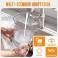 2 PCS 1.6 Gallon Drink dispenser,Plastic Water Dispenser with ...