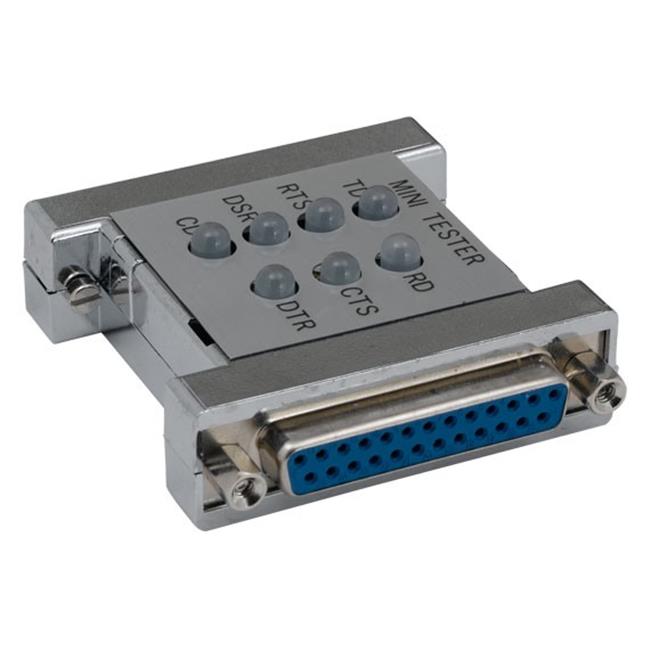 DB25M-DB25F Male to Female Serial Mini Tester - Walmart.com