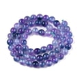 5 Strand Dyed Natural White Jade Beads Strands Two Tone Medium Slate ...