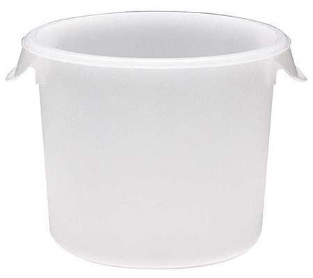 RUBBERMAID Round Storage Container,8 qt,Lid 1GAF4 FG572400WHT - Walmart ...