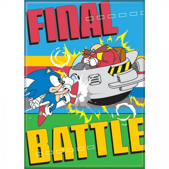 Sonic The Hedgehog Chibi 3D Foam Magnet - Walmart.com