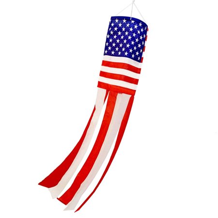 XZNGL 2 Pack American US Flag Windsock Stars and Stripes 34.6 Inch ...