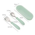 Kids Tableware,Stainless Steel Children's Tableware Fork And Spoon Set ...