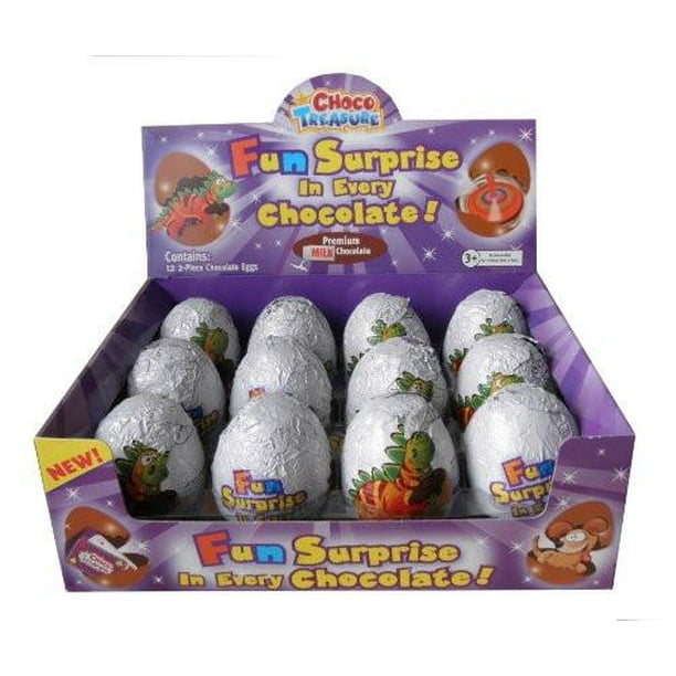 Choco Treasure Everyday Single Egg (Pack of 12) - Walmart.com - Walmart.com