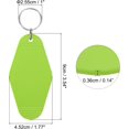 40pcs Hotel Keychains Blank Vintage Plastic Rhombus Motel Key Tags ...