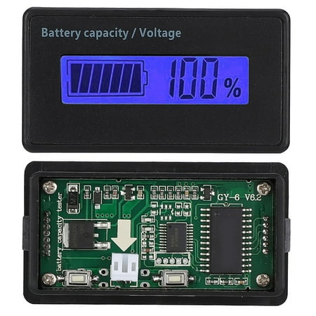 LCD Battery Display, GY-6GH Battery Capacity Monitor, For -acid Battery ...