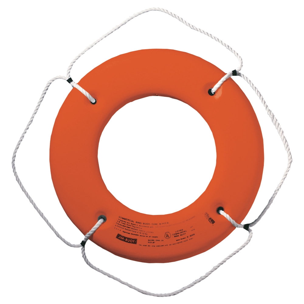 Jim-Buoy C-HS-24 O Canadian Hard Shell Lifebuoy, Small Vessel Series ...
