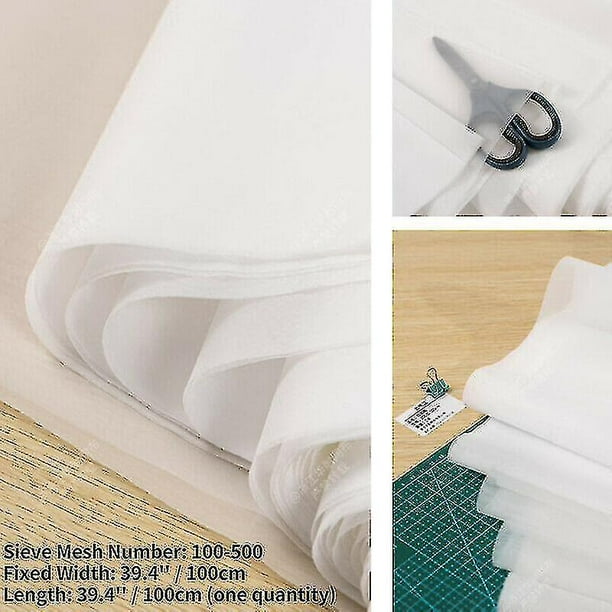 1 Meter Fine Filter Mesh Nylon Fabric Net Material Water Strain 100-500 ...