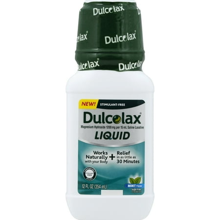 Dulcolax Liquid Laxative Mint 12oz - Walmart.com
