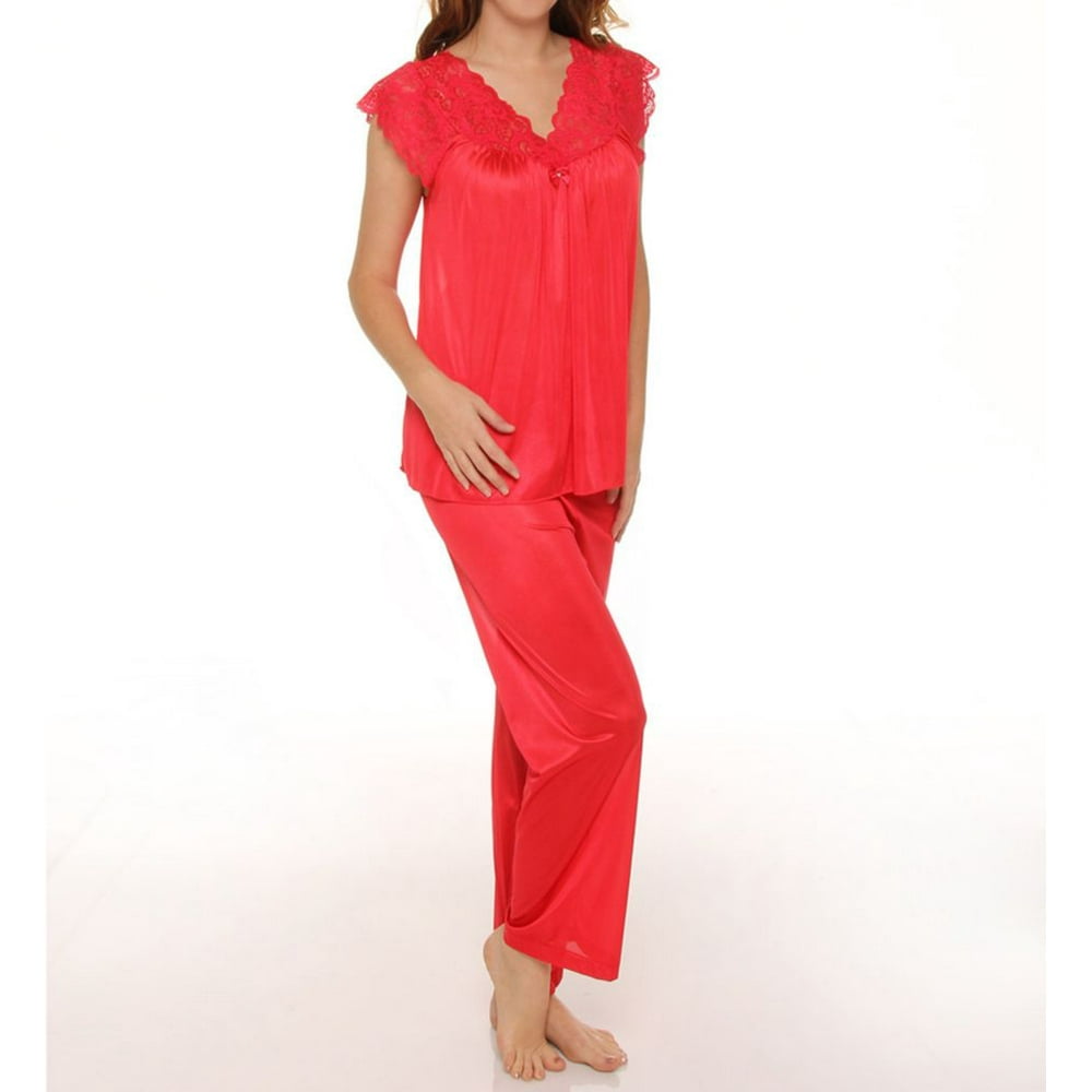 Shadowline - Women's Shadowline 76737 Silhouette Pajama (Red S ...