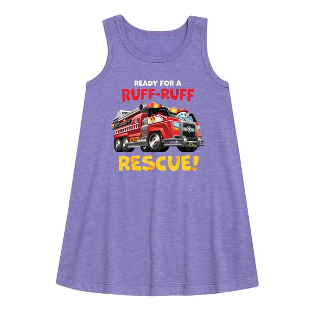 Paw Patrol - Ruff Ruff Rescue - Toddler and Youth Girls A-line Dress ...