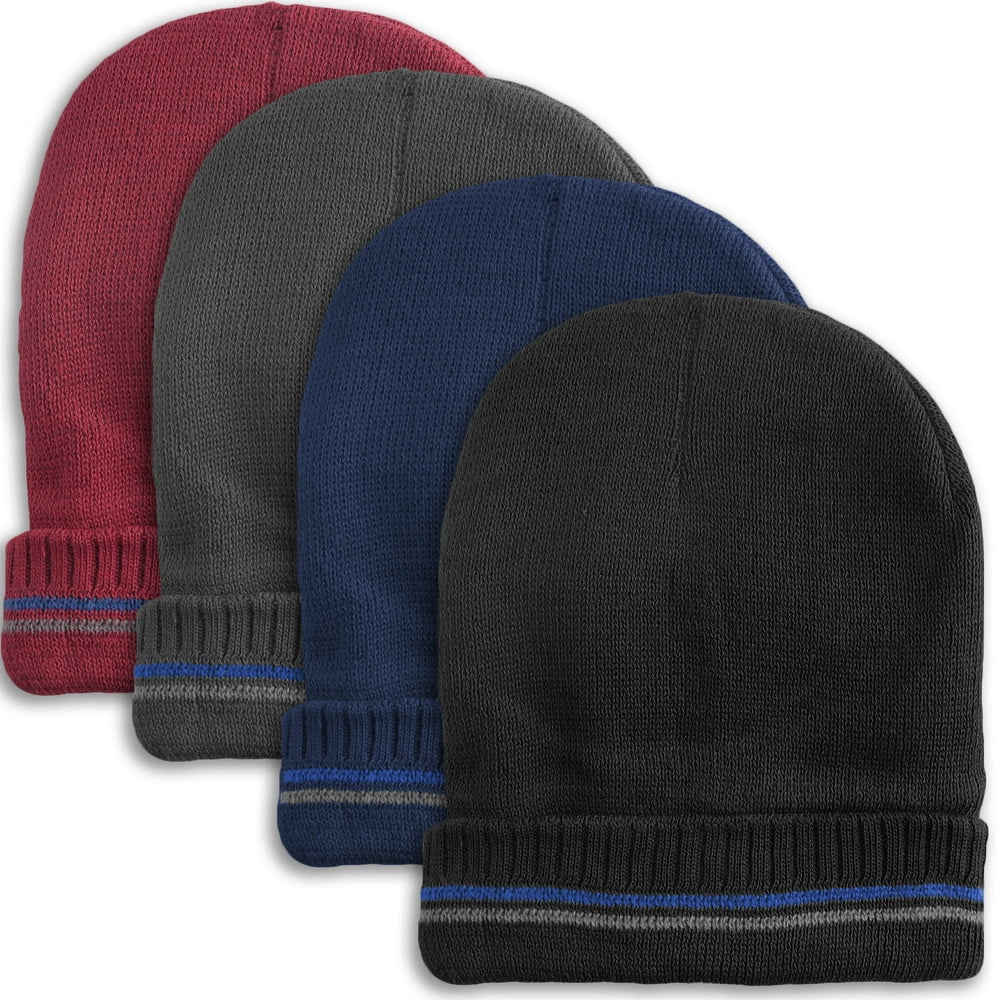 Heat Trendz - 4 Pack Men's Thermal Fleece Lined Winter Insulated Cuff ...