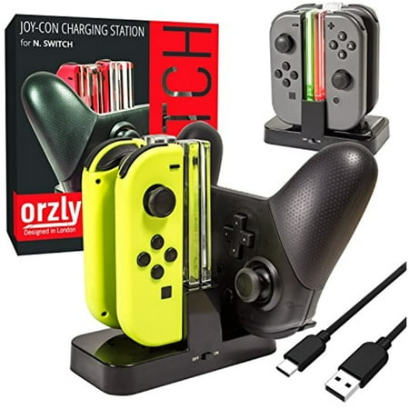 Switch Pro Controller Dock, Orzly Docking Station [with Individual ...