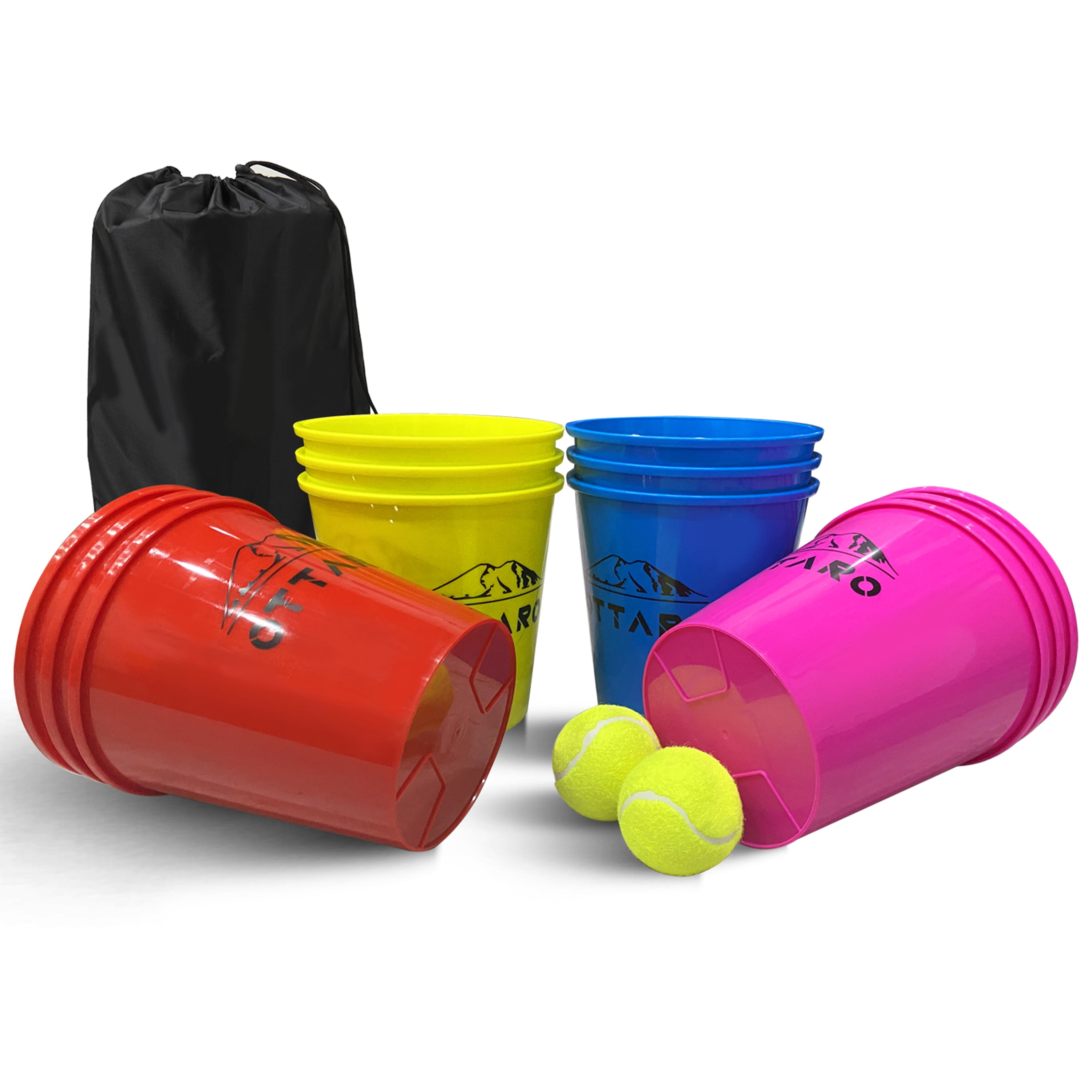 OTTARO Giant Yard Outdoor Indoor Pong Game Set Carry Bag - Walmart.com