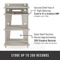 Turntable Stand with Storage - Record Shelf, Media Console, Modern ...