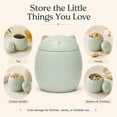 Ceramic Cat Shaped Food Storage Jar with Airtight Lid - Walmart.com